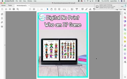 Digital Game boards: "Who am I"? Visual Perception & Handwriting for ...