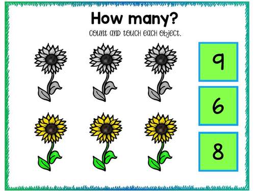 Counting up to 10 Interactive Activity by Mrs Moes Modifications