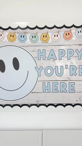 Welcome Back to School Bulletin Board Kit - A Boho September Bulletin Board