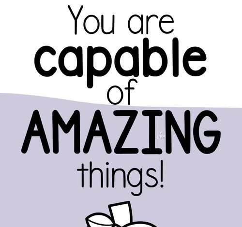 Inspirational Classroom Quotes Posters: Pastel Colored & Primary Font