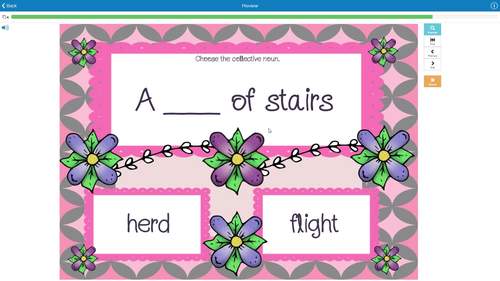 End of Year Collective Nouns Third Grade Boom™ Cards by The British Kitty