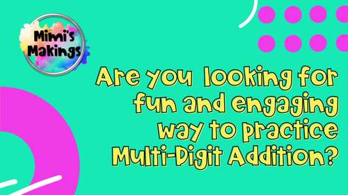 3rd & 4th - Differentiated Multi-Digit Addition Pixel Art Activity - 4 ...