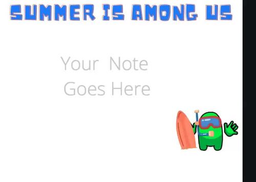 Among Us l End of Year Notes l Customizable by Lessons4Teachers