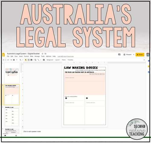 AUSTRALIA'S LEGAL SYSTEM - YEAR 9 PRINT OR DIGITAL UNIT | TpT