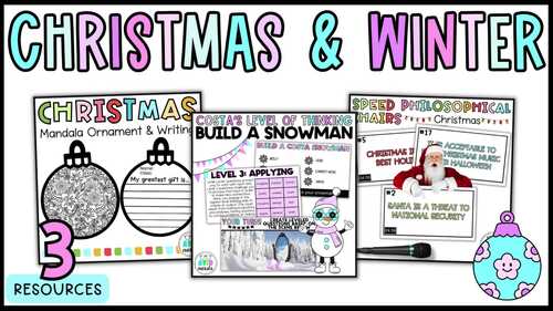 AVID Winter and Christmas Activities Bundle by AVID Nerds | TPT