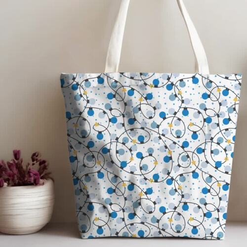 Hanukkah String Lights Seamless Digital Paper Pattern Winter Holiday ...