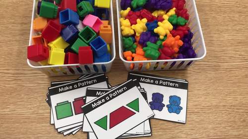 Make a Pattern Task Cards by Tara West - Little Minds at Work | TPT