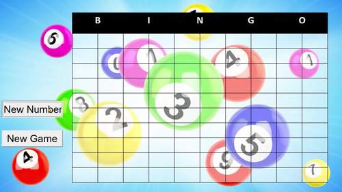120 printable bingo cards and a 100-number random generator in PowerPoint