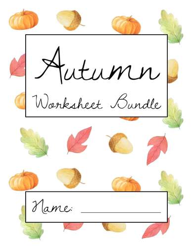 Autumn Bundle | Kindergarten | Autumn Scene Photograph Matching | TPT