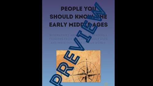 Early Middle Ages Biography Research | 12 Historical Figures | TPT
