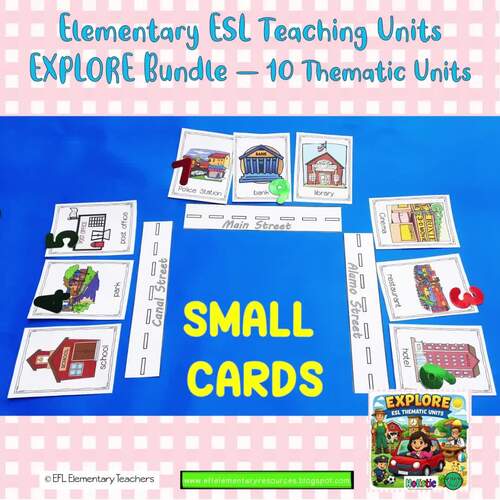 Elementary ESL Curriculum Bundle | 10 Thematic Units-EXPLORE- | TPT