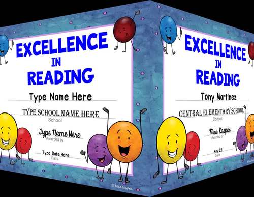 Awards - Editable Awards - Dot Dudes Theme by Rose Kasper's Resources