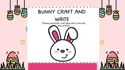 Easter Crafts and Write and Draw Activities for Preschool Kindergarten ...