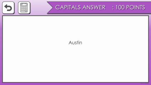 Fifty States Facts Jeopardy Style Powerpoint™ Game | TPT