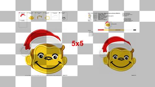 Curious George Fill Machine 03 Embroidery Design - Instant Download by ...