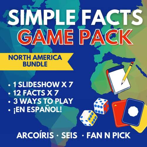 Simple Facts Games | Arcoíris, Seis, & Fan 'n' Pick | North America BUNDLE