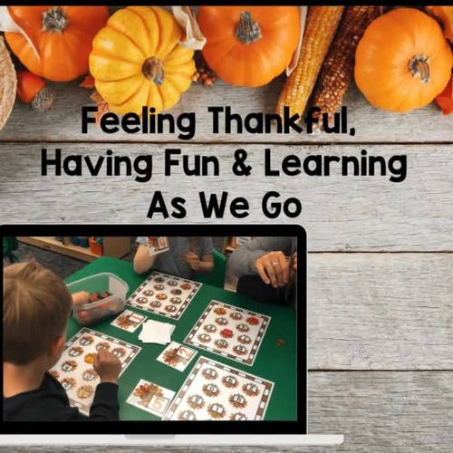 Thanksgiving Theme Activities for Preschool & Pre-K - Lesson Plans