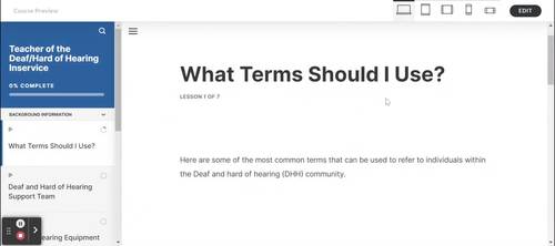 Itinerant Teacher of Deaf/Hard of Hearing In-service Presentation