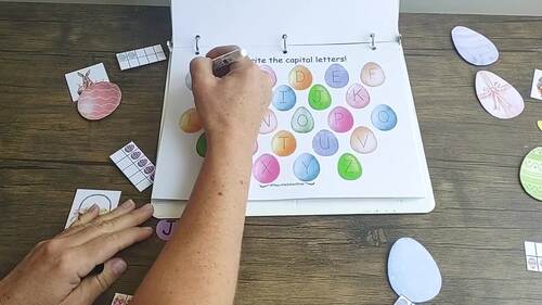 Easter Busy Book Activity Easter Busy Book Preschool Learning Binder