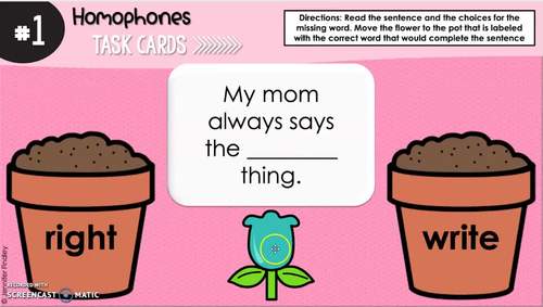 4th Grade Digital Grammar Activities and Printable Task Cards BUNDLE