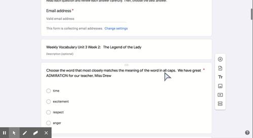 2nd Grade MyView Literacy Unit 3 Week 2 Google Forms Quiz Assessment ...
