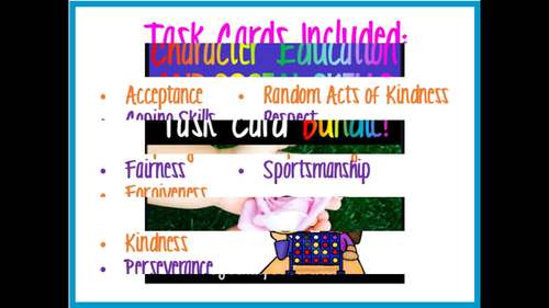 Character Education BUNDLE / Social Skills BUNDLE Task Cards | TPT
