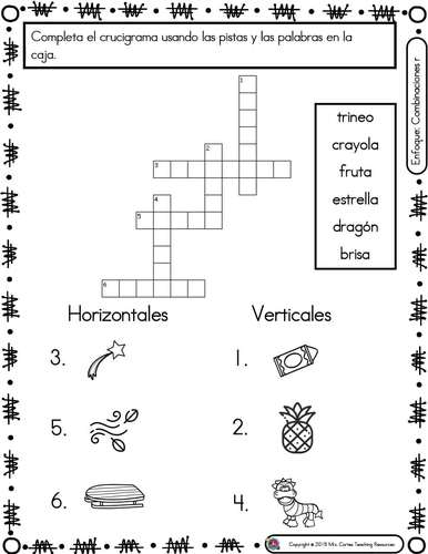 Fonética en español Set #18: Combinaciones consonánticas con R by mrscortes