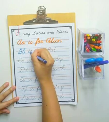 Holiday Cursive Worksheet by The Joy in Teaching | TPT