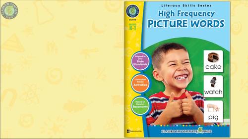 High Frequency PICTURE WORDS Gr. PK-2 - Distance Learning | TPT