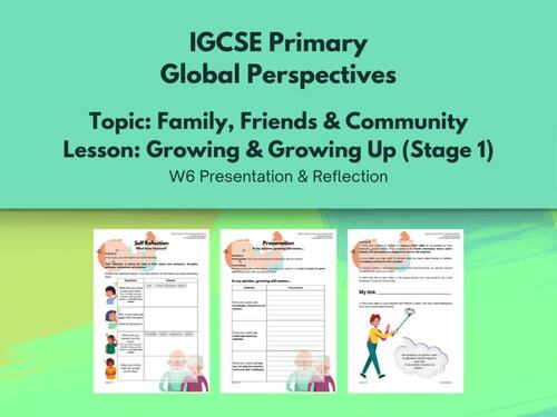 Worksheets; IGCSE Global Perspective; Family, Friends & Community ...