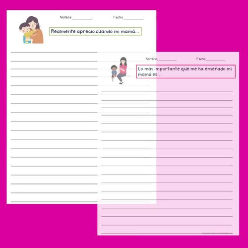 Día de la Madre- Escritura y actividades divertidas | TPT