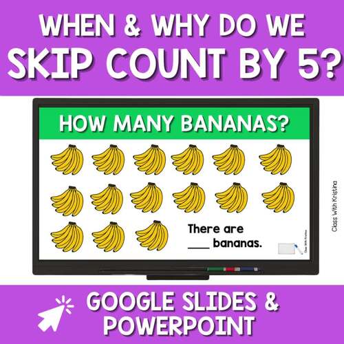 How to teach Skip Counting by 5s Lesson | Google Slides PowerPoint ...