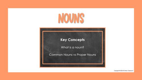 Common and Proper Nouns BUNDLE - Digital Resource - Lesson, Worksheet ...