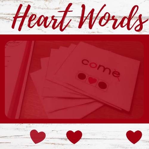 Heart Words - Dolch PreK - 3rd grade ( sets 1 and 2) | TpT
