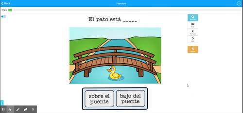 Spanish Prepositions - Preposiciones - Spanish Boom Cards by Angela ...