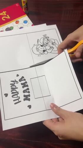 Mothers Day Pop-Up Card Craft Activity : Handmade with Love "Say I Love ...