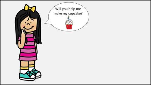 Make My Cupcake | Interactive Slide Show | Early Intervention | AAC Autism