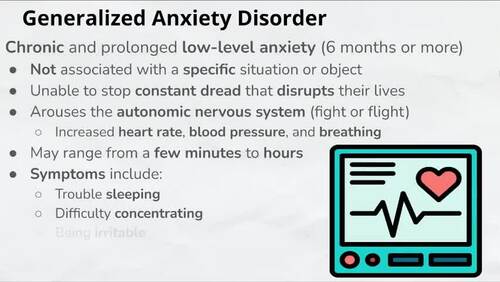AP Psychology - Lecture Notes - Anxiety Disorders (Unit 8.4) | TPT