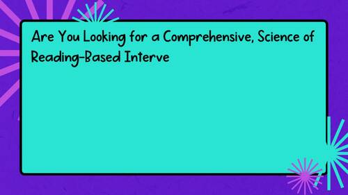 Orton Gillingham Assessment & Reading RTI Phonics Fluency Intervention ...