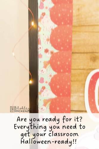 Halloween Bulletin Board Bundle Life of a Classroom Ghost Posters Daily ...