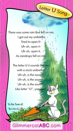 Letter of the Week U by Glimmercat Education | TPT