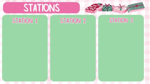 Christmas Morning Meeting Editable Slides | Pink & Pastel Theme Google ...