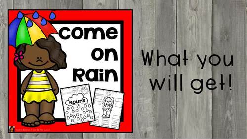 Come on Rain Hesse Activities by Robin Wilson First Grade Love | TPT