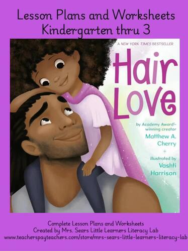 Hair Love by Mrs. Sears Little Learners Literacy Lab | TPT