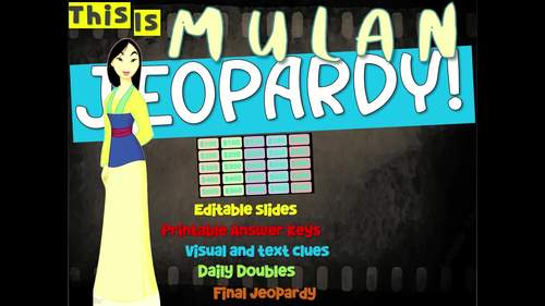 MULAN JEOPARDY! Interactive Game on Chinese Inventions, Confucianism ...