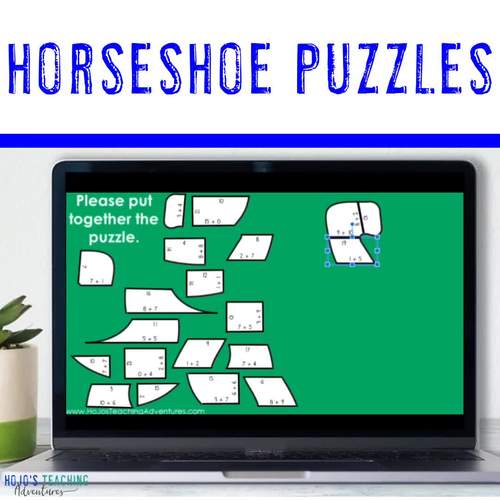 MULTIPLICATION Horseshoe Puzzle: St Patricks Day Math Activity St ...