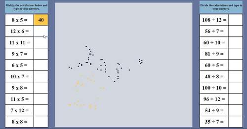 Mystery Digital Pixel Art NO PREP- Made in USA Multiplication and ...