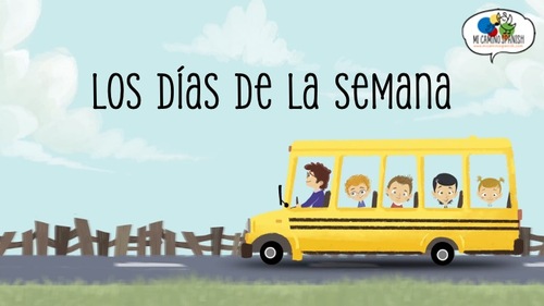 Los Días de la Semana para Niños (Days of Week in Spanish for Kids) VIDEO