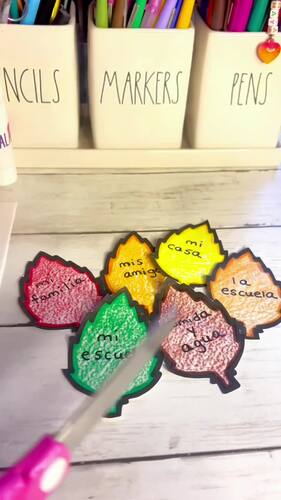 Bilingual Thanksgiving Writing Craft|Thankful Tree in Spanish&English