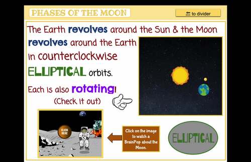 Sun-Earth-Moon Digital Interactive Notebook Bundle by Sciency Stuff